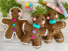 Mini Gingerbread Boy Kawaii Cuddler® Crochet Pattern – 3amgracedesigns