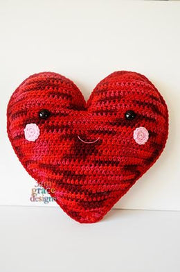 Heart Kawaii Cuddler® Crochet Pattern – 3amgracedesigns